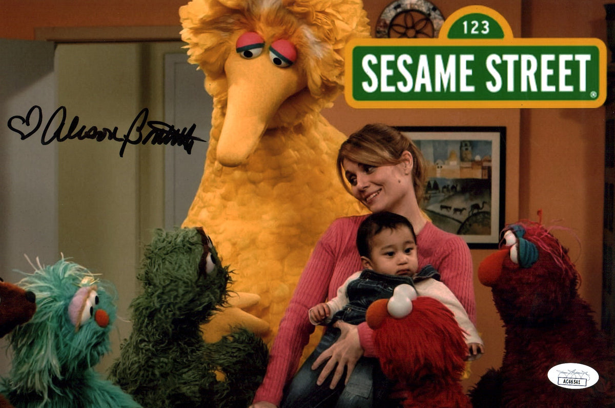 Alison Bartlett Sesame Street 8x12 Signed Photo JSA Certified Autograp