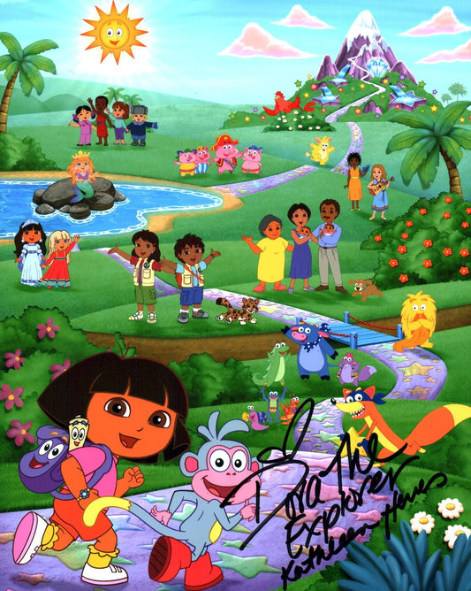 Kathleen Herles Dora The Explorer 8x10 Signed Photo JSA Certified Auto