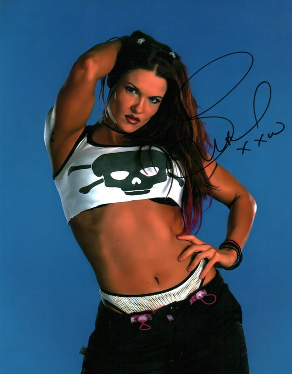 Amy "Lita" Dumas WWE Wrestling 11x14 Signed Photo Poster JSA Certified
