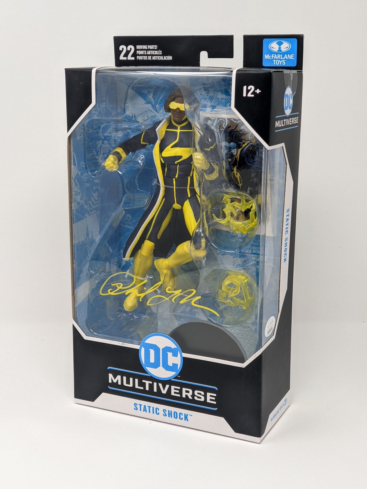 Phil LaMarr Static Shock Signed McFarlane Figure JSA COA Certified Aut
