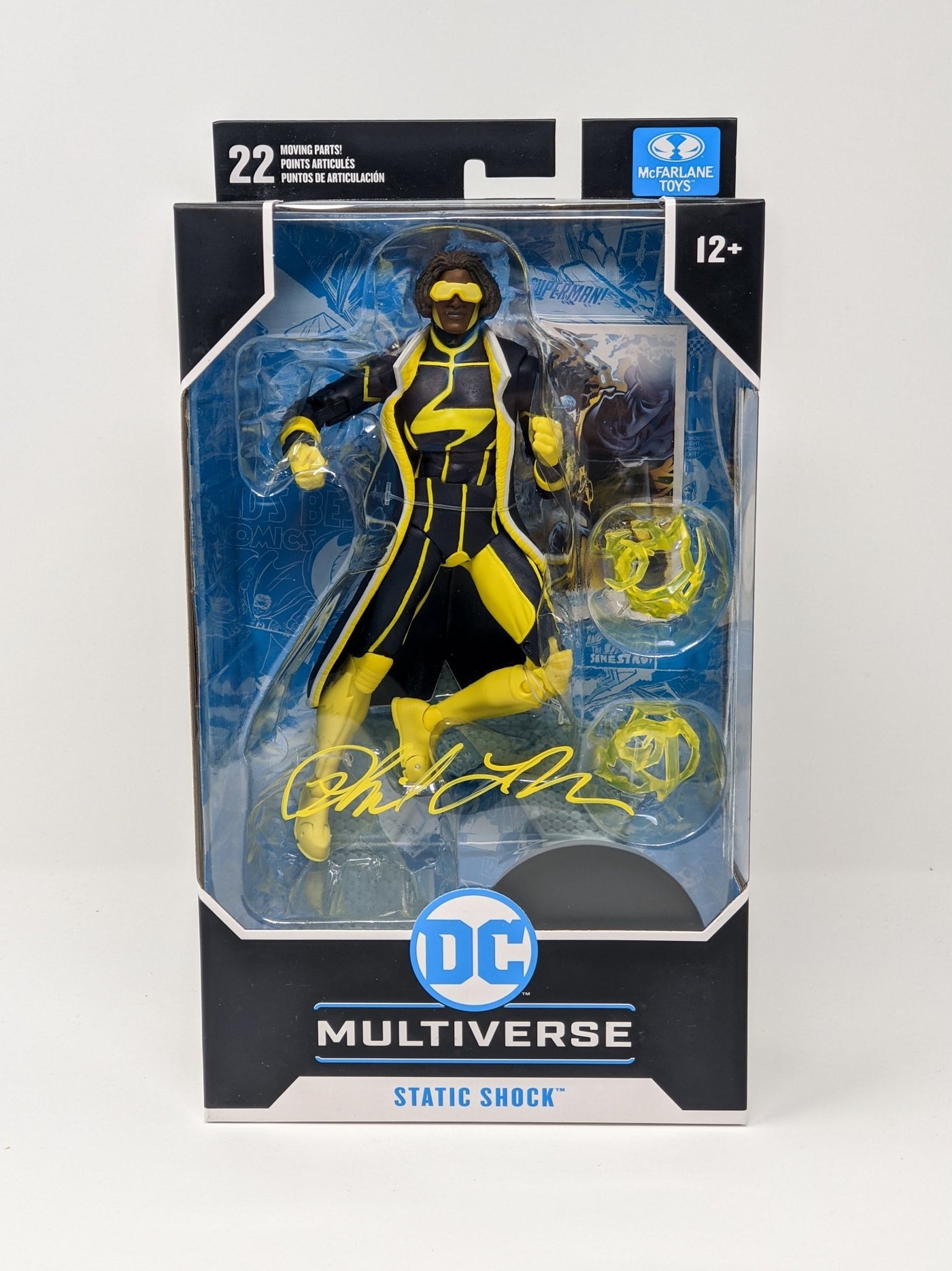 Phil LaMarr Static Shock Signed McFarlane Figure JSA Certified Autogra
