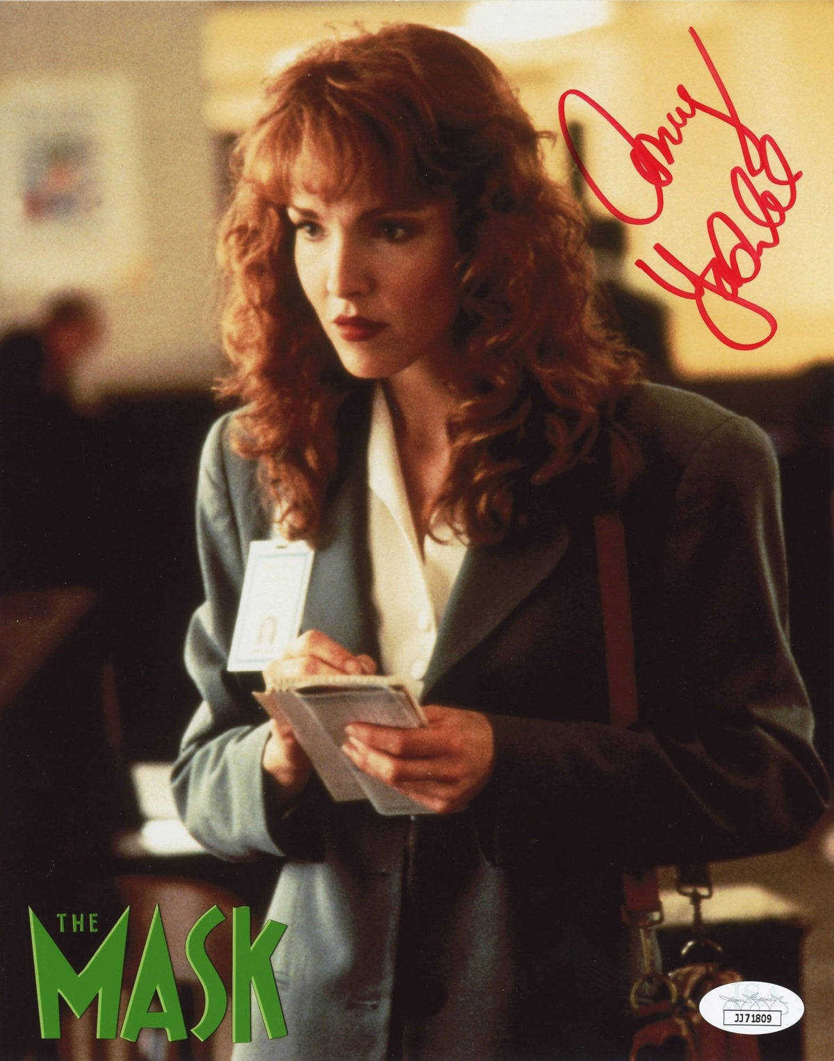 Amy Yasbeck The Mask 8x10 Signed Photo JSA COA Certified Autograph