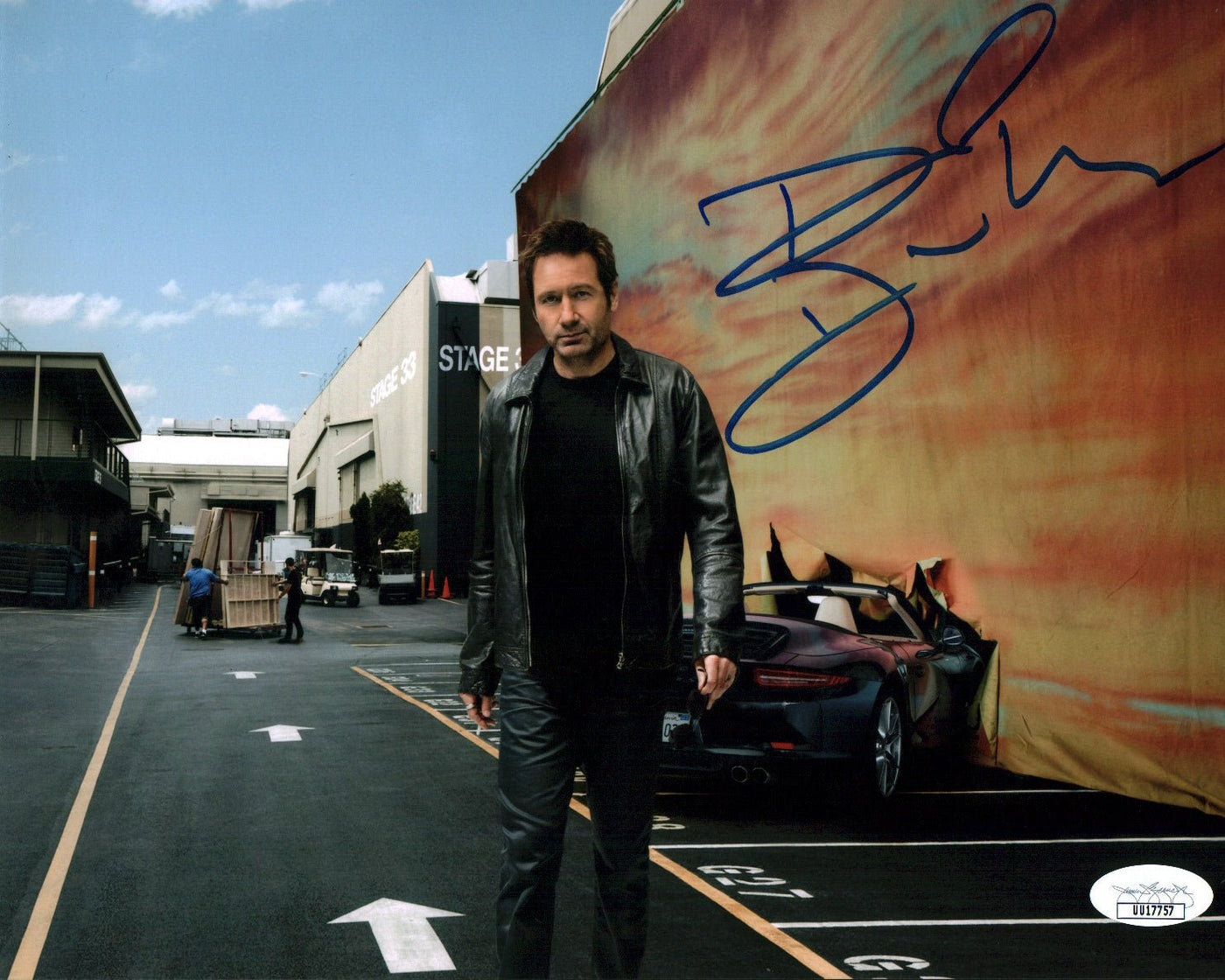 David Duchovny Californication 8x10 Signed Photo JSA COA Certified Aut